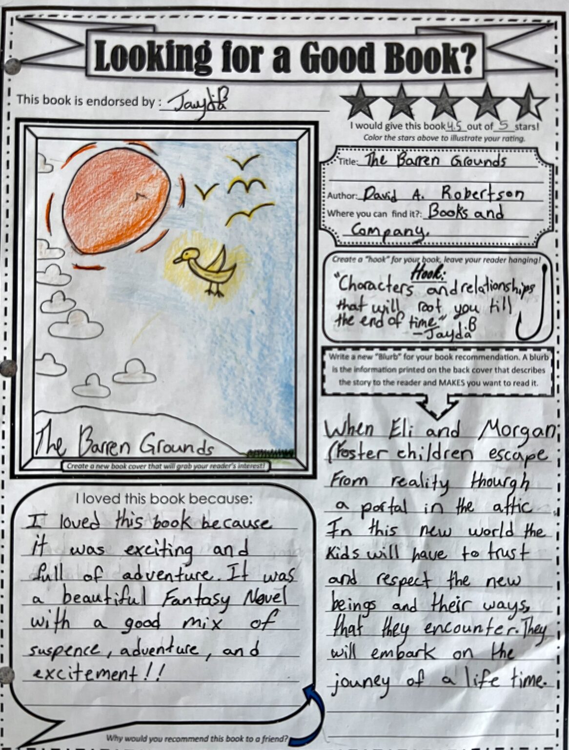 In-Depth Novel Study – Ms. H's Teaching Portfolio