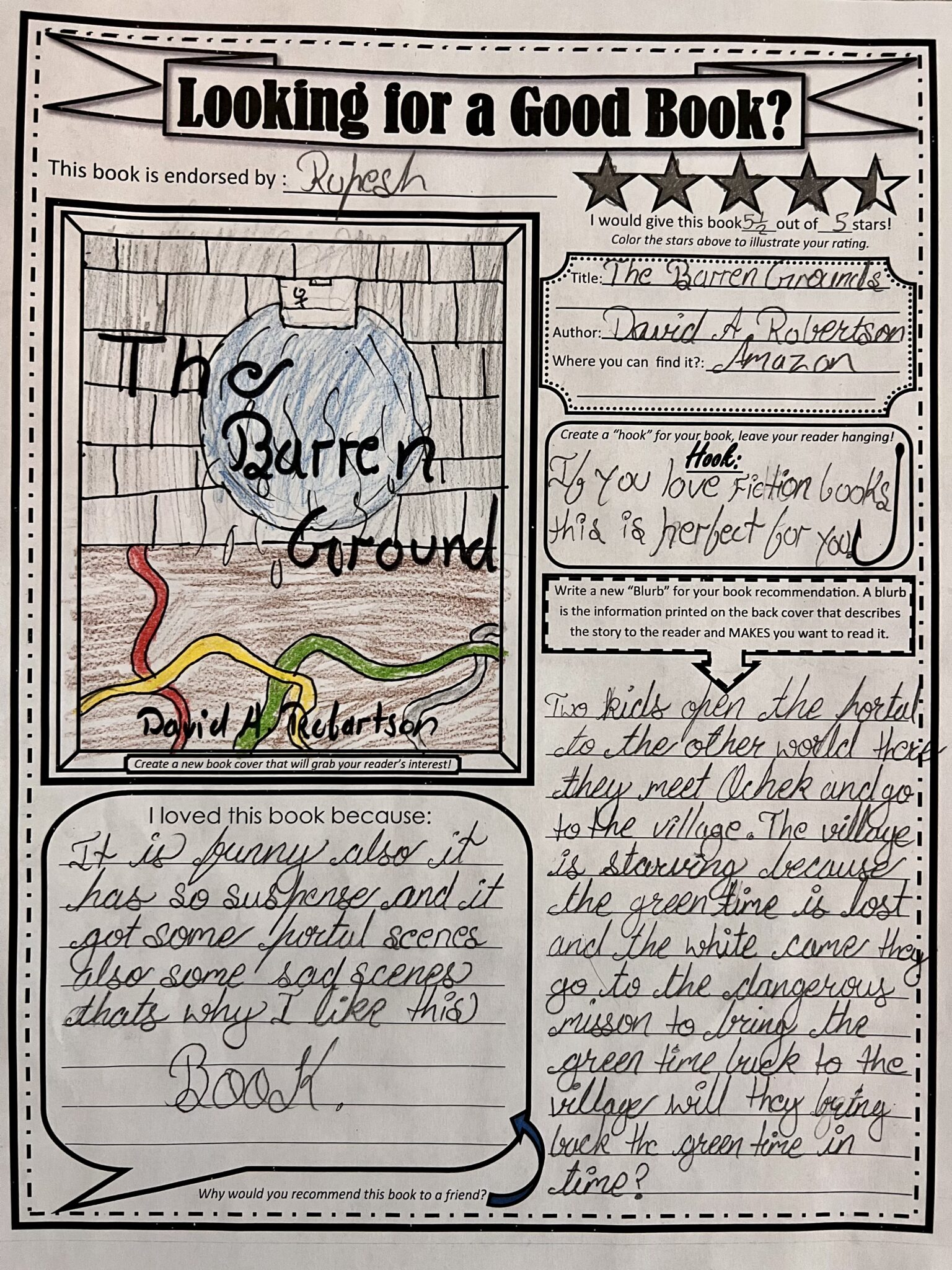 In-Depth Novel Study – Ms. H's Teaching Portfolio