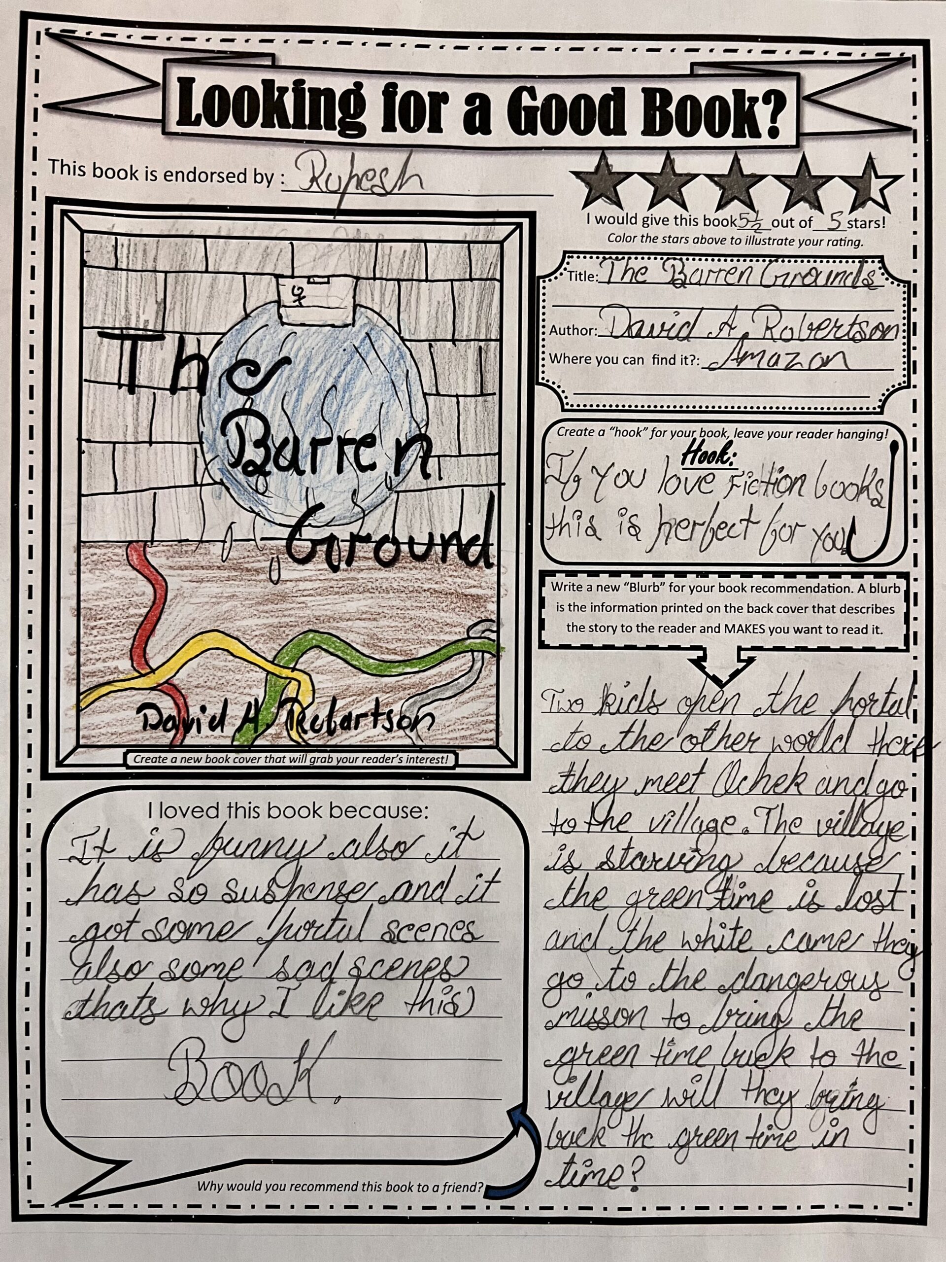In-Depth Novel Study – Ms. H's Teaching Portfolio
